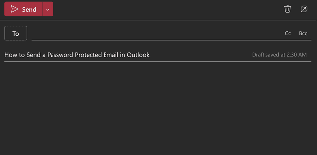 How to Send a Password Protected Email in Outlook (Guide)