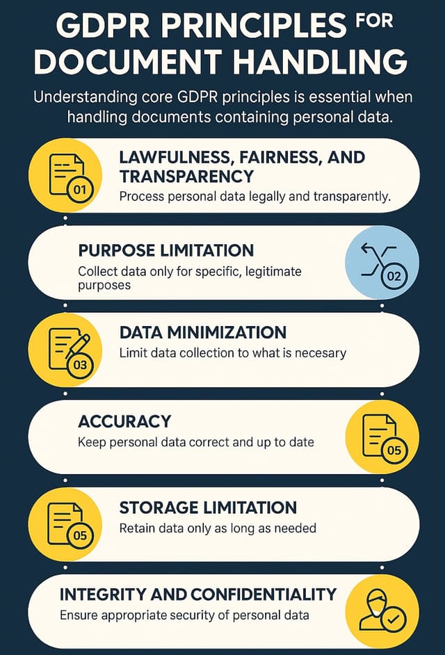 10 GDPR Principles Every Business Handling Documents Should Know